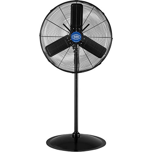 Global Industrial 24" Diameter Outdoor Rated Oscillating Pedestal Fan, 3/10HP, 7700CFM