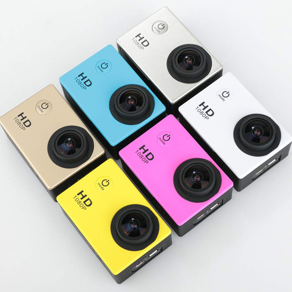 Tuuu HD1080P Action Camera Waterproof Underwater DVR Cam DV Video Camcorder Sport Action Camera with Waterproof Case ,Camera Holder,Battery,USB Cable