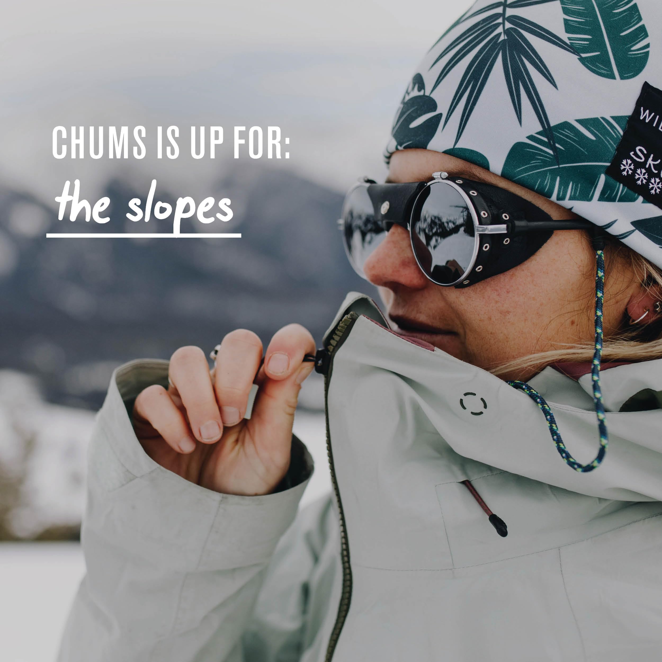 Chums Slip Fit 3mm Rope Eyewear Retainer, Black