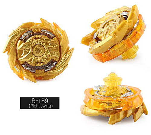 Bey Battle Burst Gyro Attack Blades Metal Fusion Evolution Combination with Arena, Launchers Grip & Battling Top(Golden)