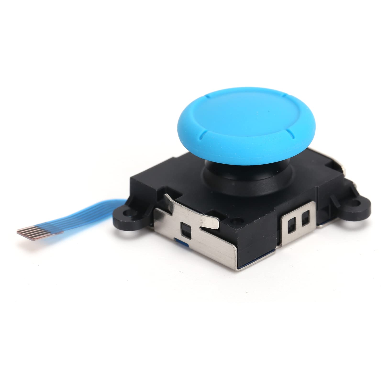 Joystick Button Module, Thumb Stick Easy to Replace Wear Resistant for Switch Joycon Controller(Blue)