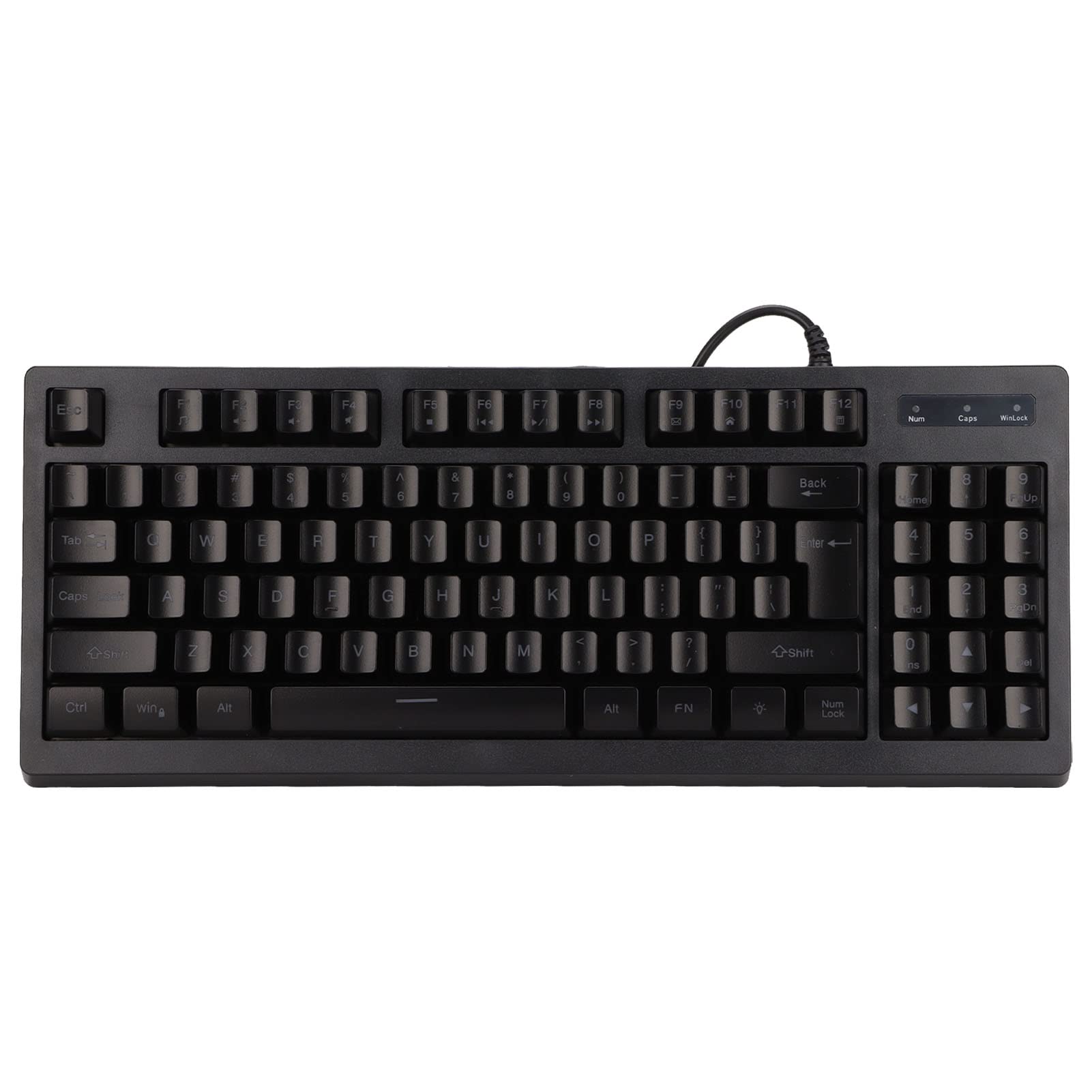 Acogedor ed Colorful RGB Backlight Mechanical Gaming Keyboard for Computer PC, Suspended High and LoMechanical Illuminated Keyboard, 89 Keys USB Wirw Keycaps