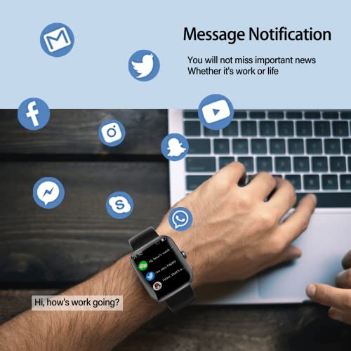 FILIEKEU F57L ๐ฉ๐๐๐๐
๐ฎ๐๐๐๐๐๐ ๐ด๐๐๐๐๐๐๐๐๐ Smartwatches Men Heart Rate Blood Pressure Temperature Sports Waterproof Smart Watch Women Fashion Black Couple Compatible with Android iOS