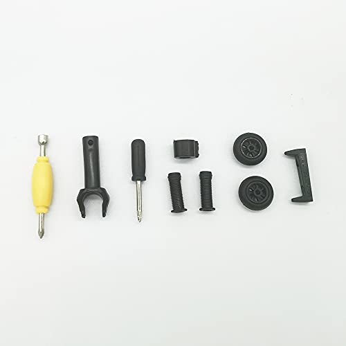 MIKEMENG Finger Scooter with Tools and Shoes Finger Board Accessories - Pack 1 Black Finger Toy for Kids Toy (Blue Scooter)
