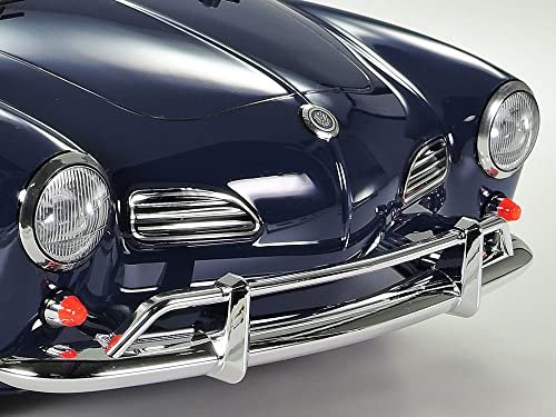 TAMIYA 58677 Volkswagen 1:10 VW Karmann GHIA (M-06L), Remote Controlled Car, RC Vehicle, Model Building, Hobby Crafts