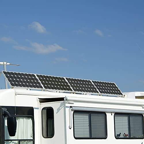 AUECOOR 240W Solar Kits 2pcs 120Watt 12Volt Solar Panel Moncrystalline Module 30A Charge Controller Extension Cable Mounting Brackets for RV Trailer Camper Marine Off Grid