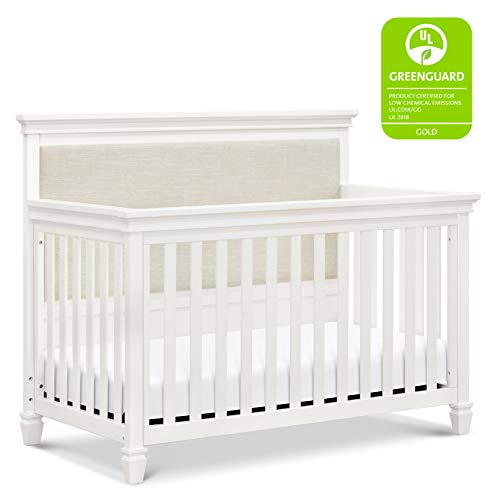 NAMESAKE Darlington 4-in-1 Convertible Crib in Warm White, Greenguard Gold Certified