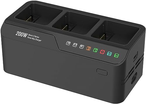 Drone Original 200W Battery Charging Hub Safe and Efficient Fast Charger Intelligent Fast Efficient 3 Port Compatible with DJI Mavic 3 Series