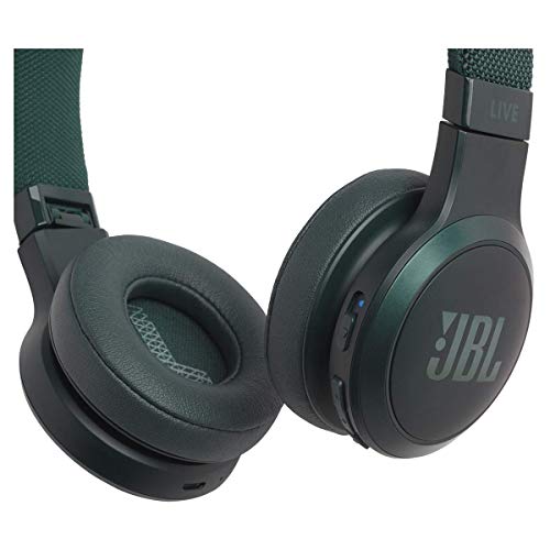JBL LIVE 400BT - On-Ear Wireless Headphones - Green (Renewed)