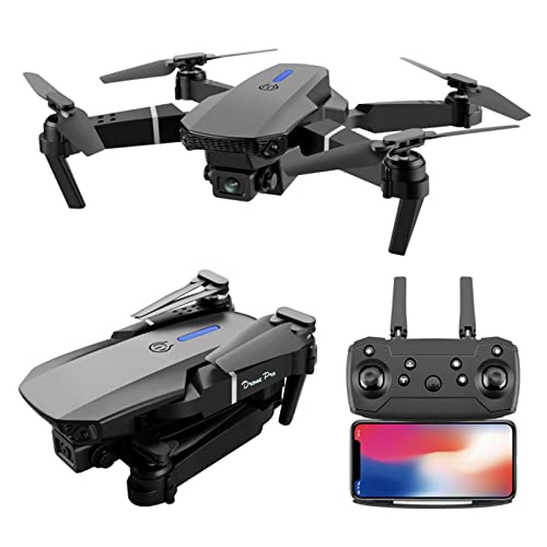 Drone With Dual 1080P HD FPV Camera Remote Control Toys Gifts for Boys Girls One Key Start Speed Adjustment