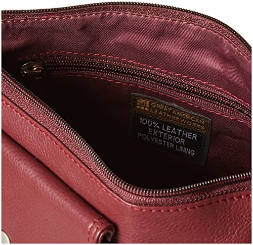 Bueno of California GAL Tuscany Top Zip Crossbody, Bayberry