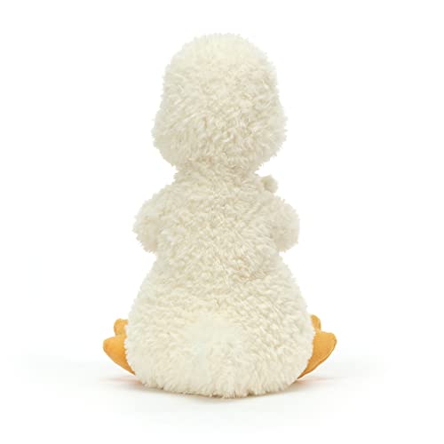 Jellycat Huddles Duck Stuffed Animal, 10 inches | Ducks & Ducklings Plush Toy | Classic Children's Gift