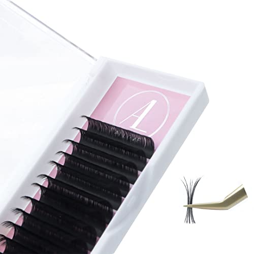 ALLOVE Cashmere Eyelash Extension Classic Lash Extensions 0.05 D Curl 15-20mm Mixed Tray Individual Volume Lash Extensions Lash Trays for Lash Extensions Supplies Single Eyelash Extensions