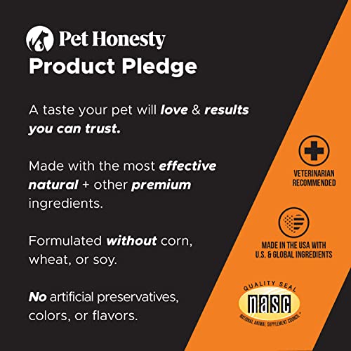 PetHonesty Hip & Joint Health - Dog Joint Supplement Support for Dogs with Glucosamine Chondroitin, MSM, Turmeric - Glucosamine for Dogs Soft Chews - Advanced Pet Joint Support and Mobility - (90 ct)