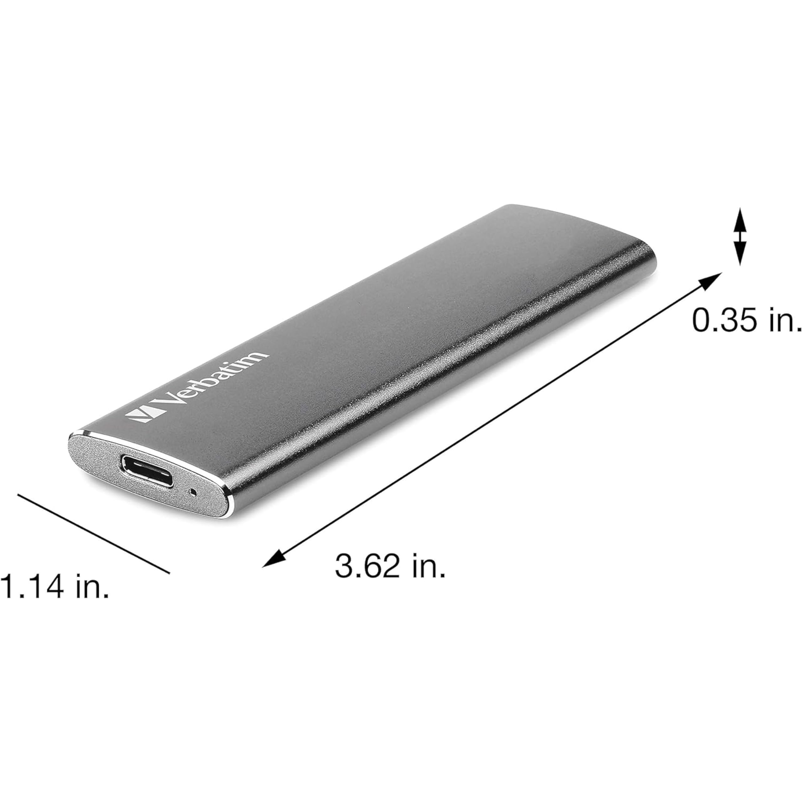 Verbatim 120GB Vx500 External SSD, USB 3.1 Gen 2 - Graphite (47441)