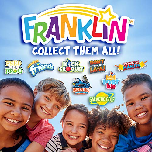 Franklin Sports Feed The Frog Kids Target Game - Fun Interactive Game for Indoor and Outdoor - Play with Friends and Family - Includes Frog Target, 3 Flies and 1 Bee