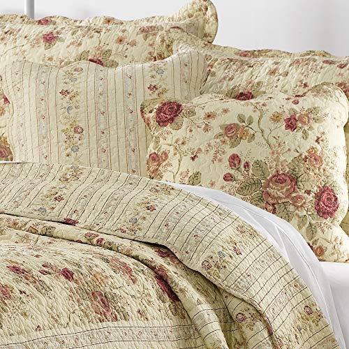 Greenland Home Antique Rose Dec. Pillow Pair Accessory, 18 x 18 inches Each (x2), 1 Count (Pack of 1)