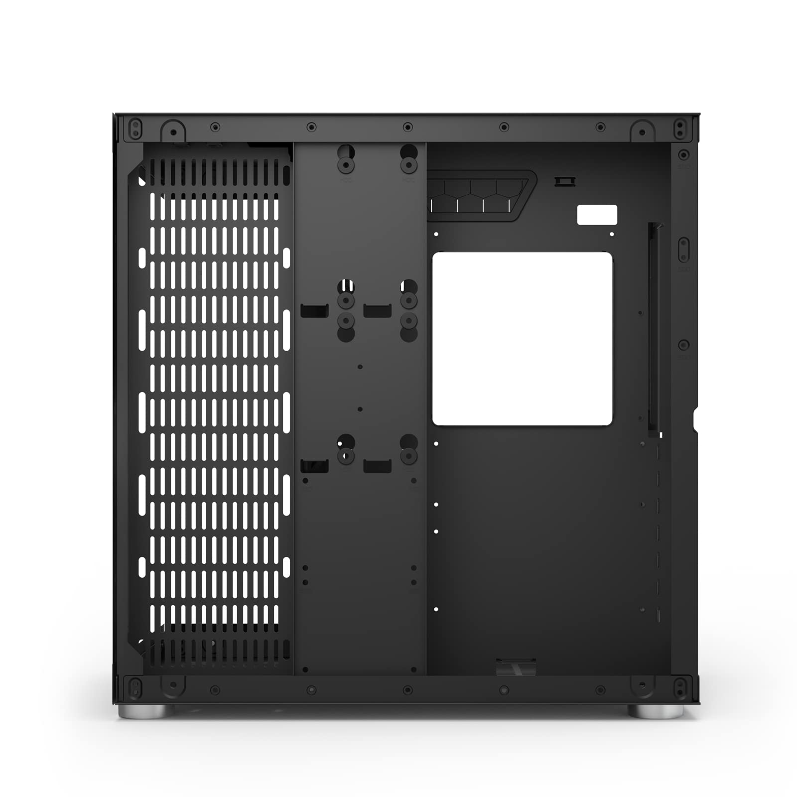 aigo AZ300 Computer Case mid Tower 3.0 USB Tempered Glass Panel ATX Micro-ATX Game Case Without Computer case Fans (Black)