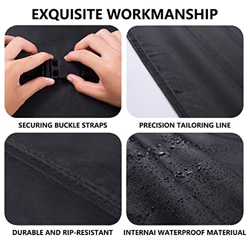Aozzy Air Conditioner Covers For Window Units Ac Covers For Outside Unit Winter Outdoor Heavy Duty Waterproof Insulation Defender With Adjustable Strap 21.5"W x 15"H x 16"D Inches