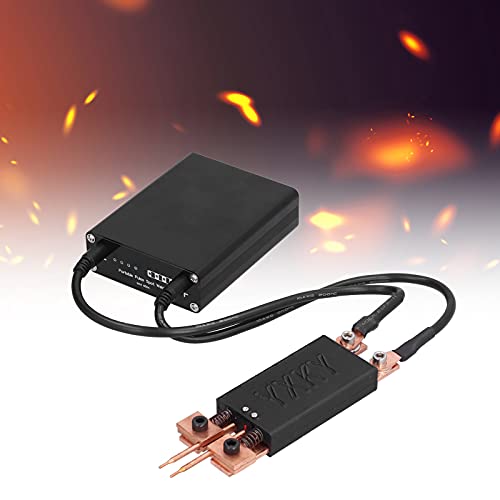 Battery Spot Welder 9 Gears Portable Pulse Welding Machine for Cylindrical Batteries Metal Hydride Batteries (US PLUG)