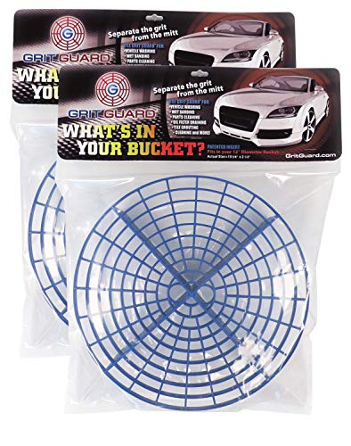 GRIT GUARD - The Original Grit Guard Insert Separates Grit From the Mitt (BLUE, 2 PACK)