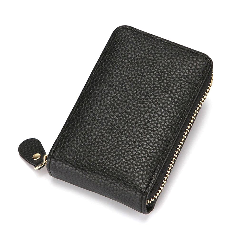 qqee Wallet Credit Card Wallet Zipper Small Wallet RFID Blocking Wallet Both Men and Women Can Use