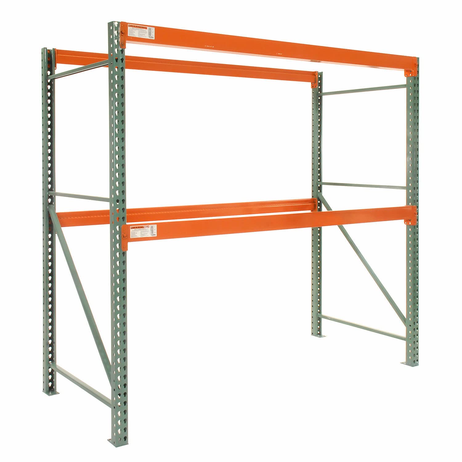 Global Industrial Teardrop Pallet Rack Starter, 120"W X 36"D X 96"H