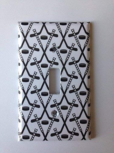 Hockey Light Switch Cover Various Sizes Offered