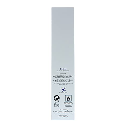 Benetton Cold for Men Eau de Toilette Spray, 3.3 Ounce
