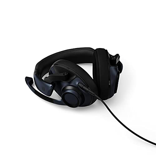 EPOS H6Pro - Closed Acoustic Gaming Headset with Mic - Over-Ear Headset β Lightweight - Lift-to-Mute - Xbox Headset - PS4 Headset - PS5 Headset - PC/Windows Headset - Gaming Accessories (Black)
