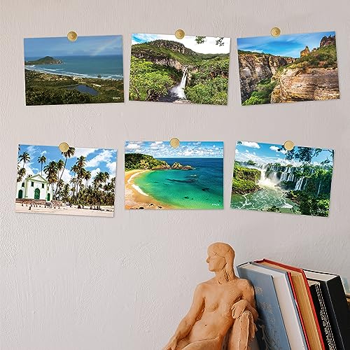 Dear Mapper Brazil Natural Landscape Postcards Pack 20pc/Set Postcards From Around The World Greeting Cards for Business World Travel Postcard for Mailing Decor Gift