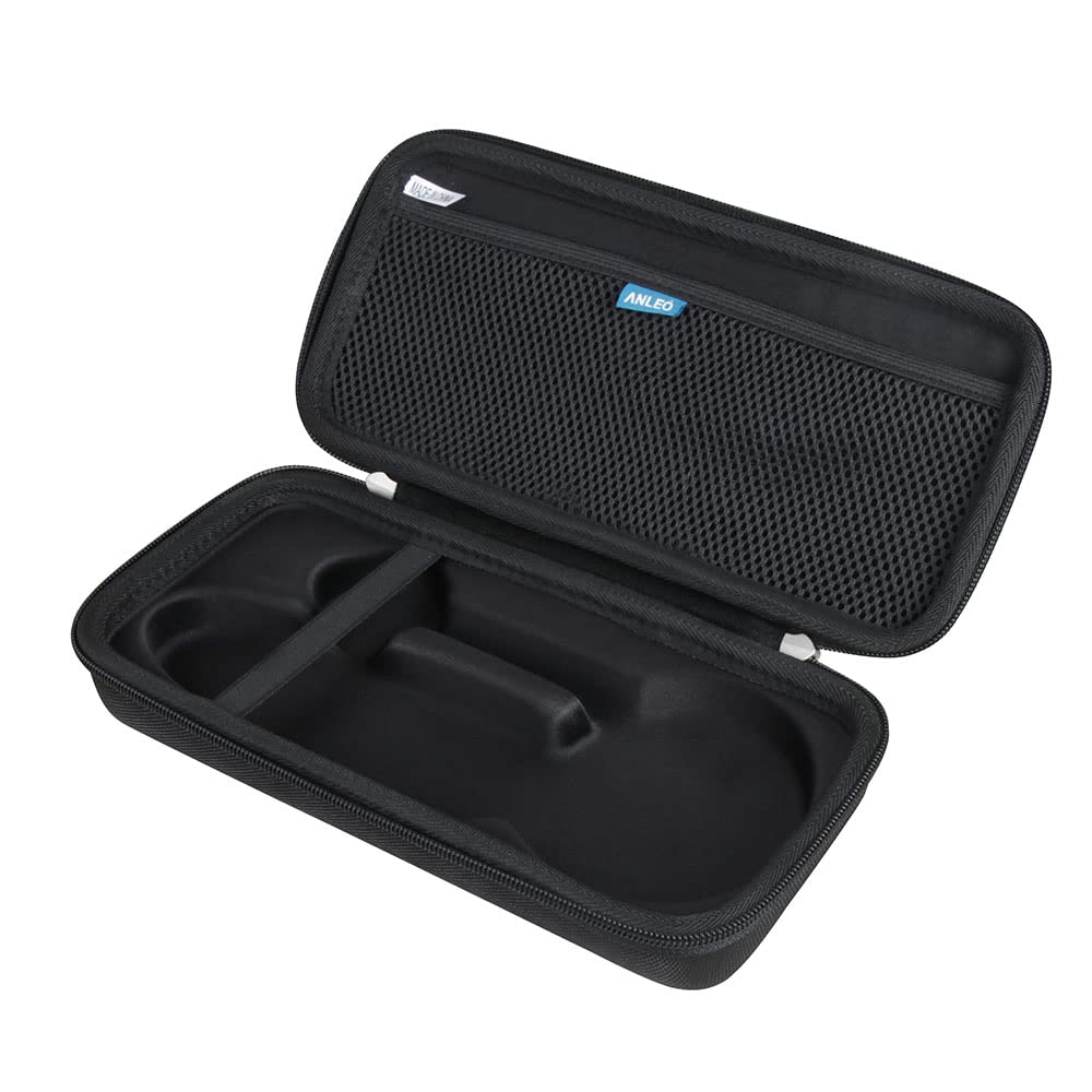 Anleo Hard Travel Case for 3M Littmann Classic III Monitoring, Lightweight II S.E, MDF Acoustica Deluxe Stethoscope (Only Case) (Black)