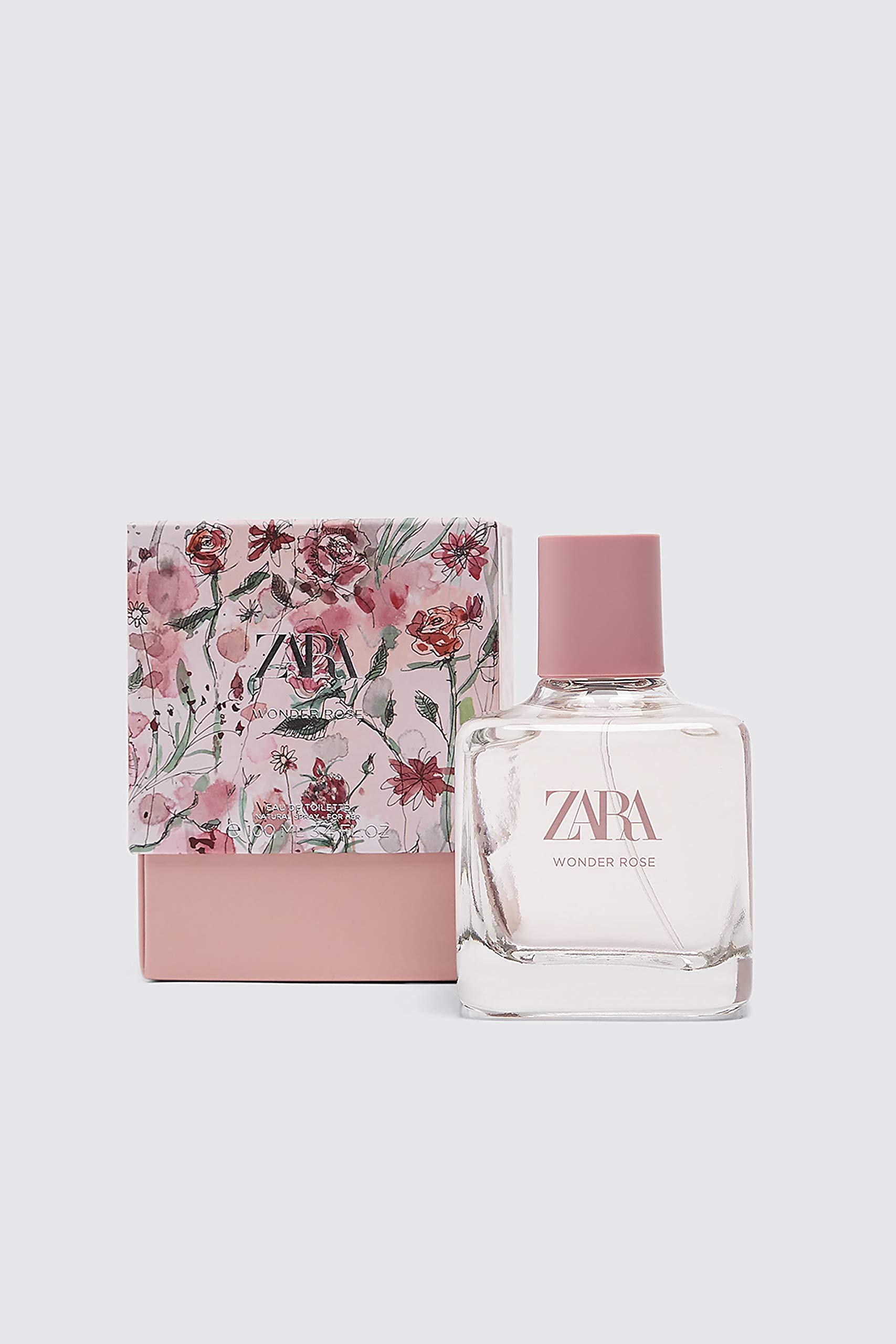 New ZARA WONDER ROSE EAU DE TOILETTE 100 ML for woman