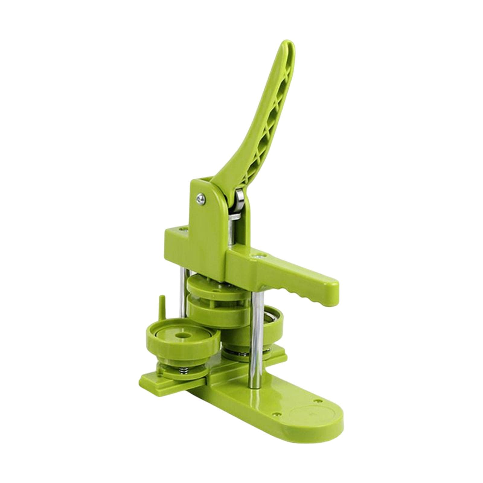 Almencla Button Maker Machine Badge Punch Press Children Craft Supplies Model Making Tool Round Pin Button Pin Button Maker Press Machine Kit DIY