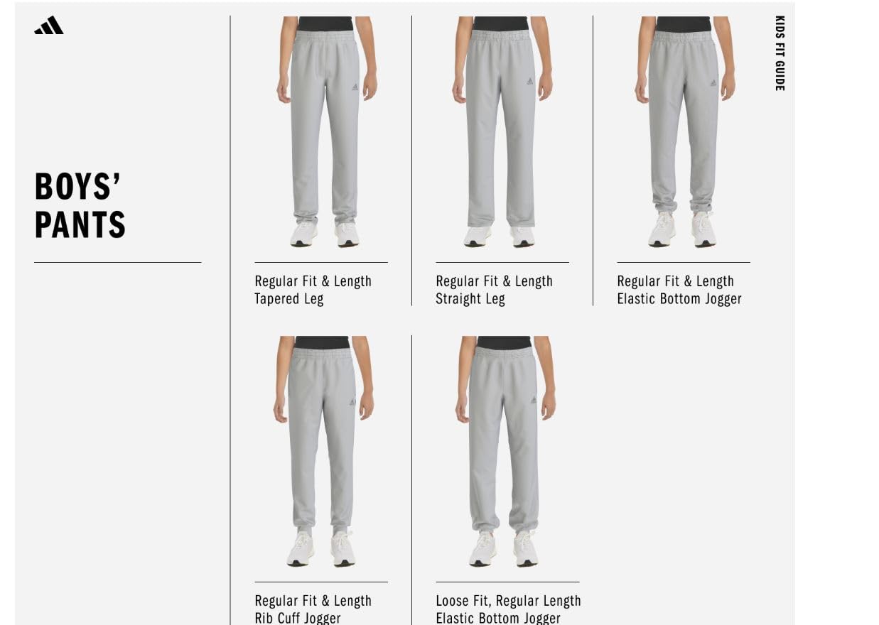 adidas boys Iconic Tricot Jogger Track Pants, Iconic Black, X-Large US