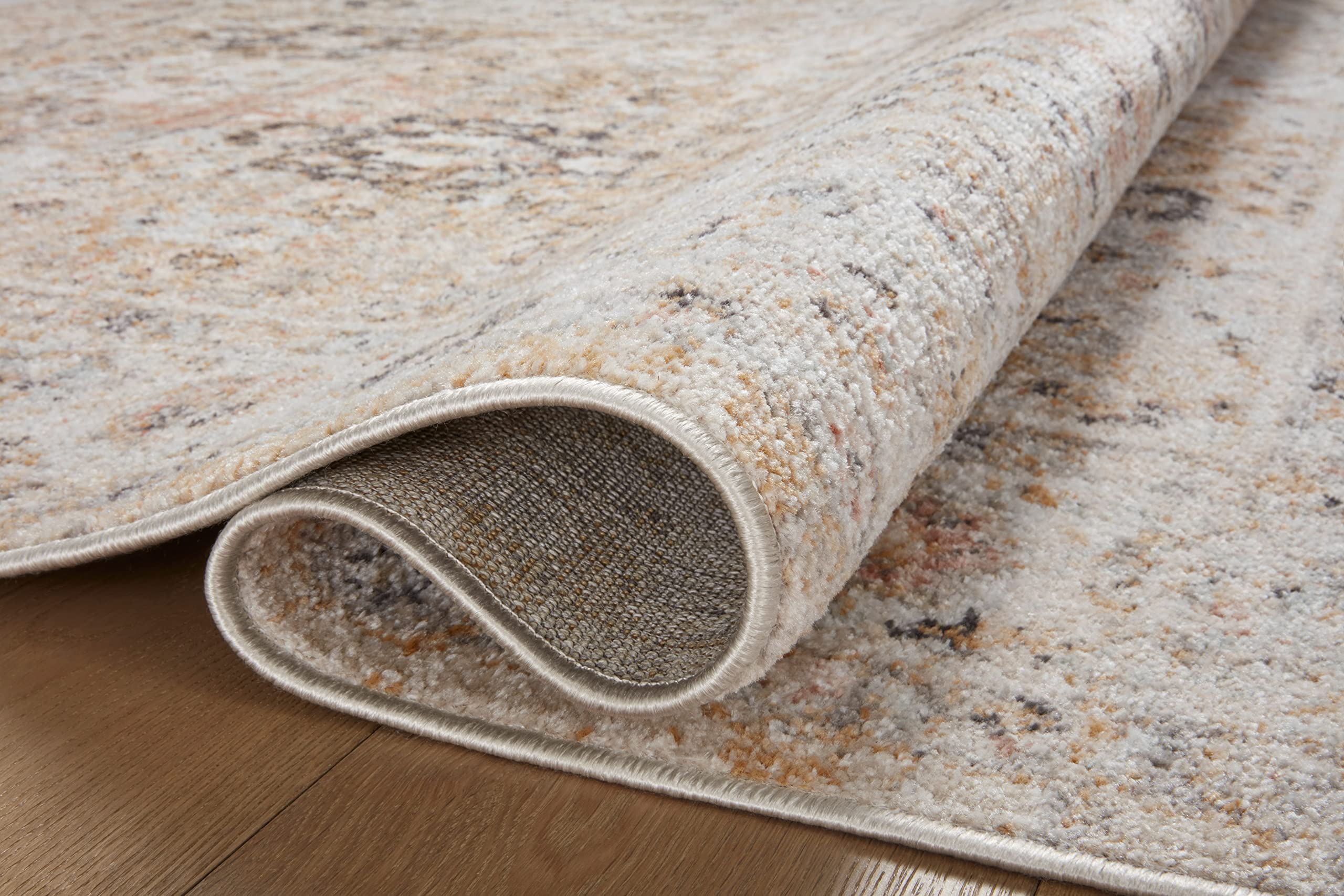 Loloi II Monroe Collection MON-02 Beige/Multi 6'-7" x 9'-3" Area Rug