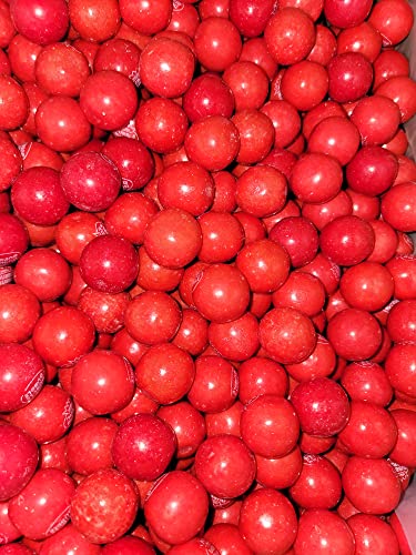 Bayside Candy Flavored Gumballs (Hot Chew Cinnamon Gumballs, 1LB)