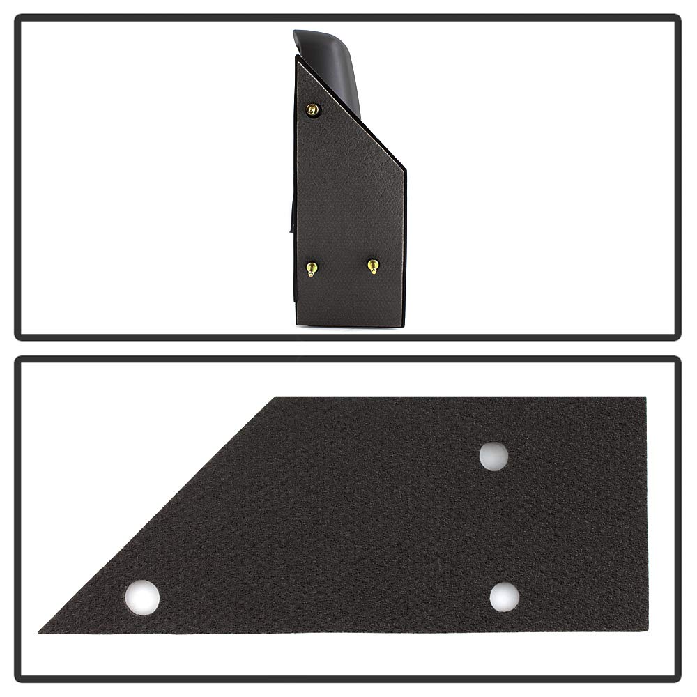 ACANII - For 2003-2017 GMC Savana Van/Chevy Chevrolet Express Manual Fold Towing Mirror Replacement - Left Driver Side