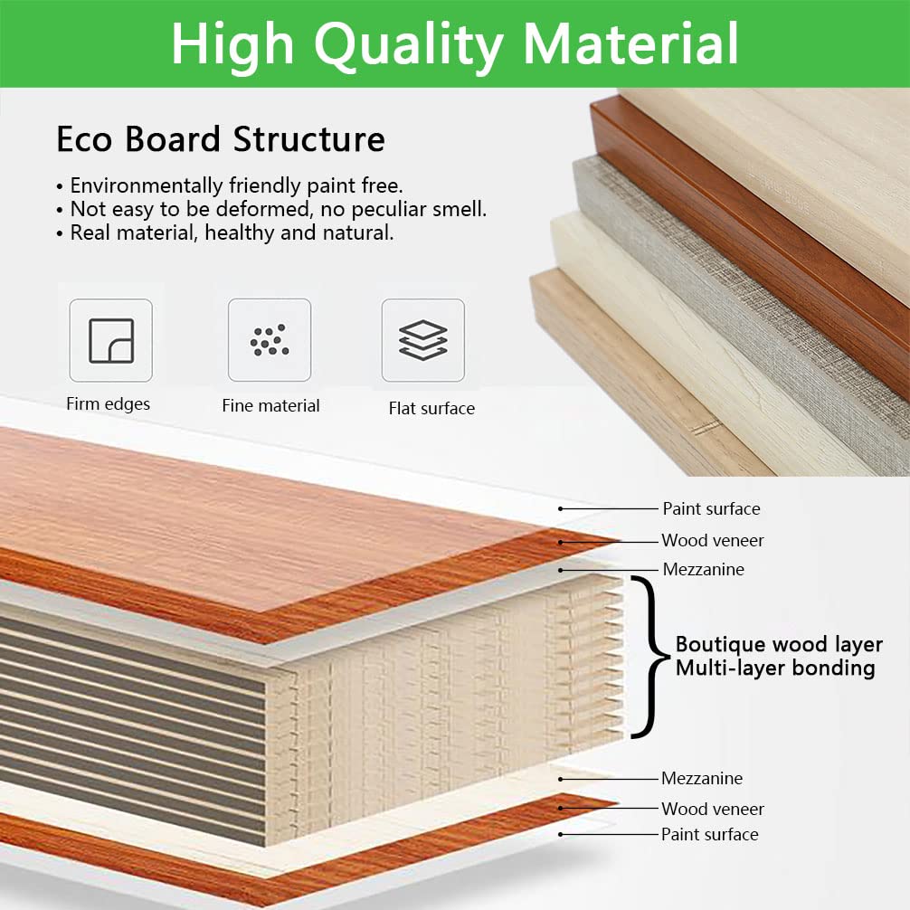 Wooden Step Stool for Adults - Stepping Stool - Small Foot Stool Bed Step Stools for High Beds for Easy Assemble with Non-Slip Pads (Brown)