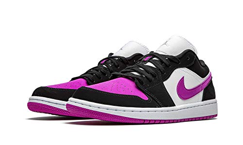 Jordan Womens WMNS Air 1 Low DC0774 005 Black/Cactus Flower - Size 8W