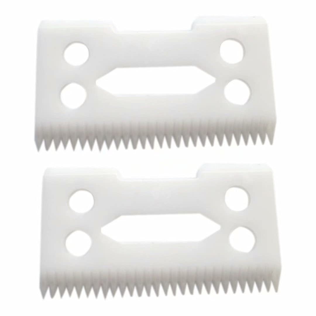 Ceramic clipper blades 2 hole2-Hole Clipper ceramic Blade cutter,ceramic clipper replacement blades for WAHL Professional: Super Taper, Super Taper II. Icon, Pro Basic, and Taper 2000