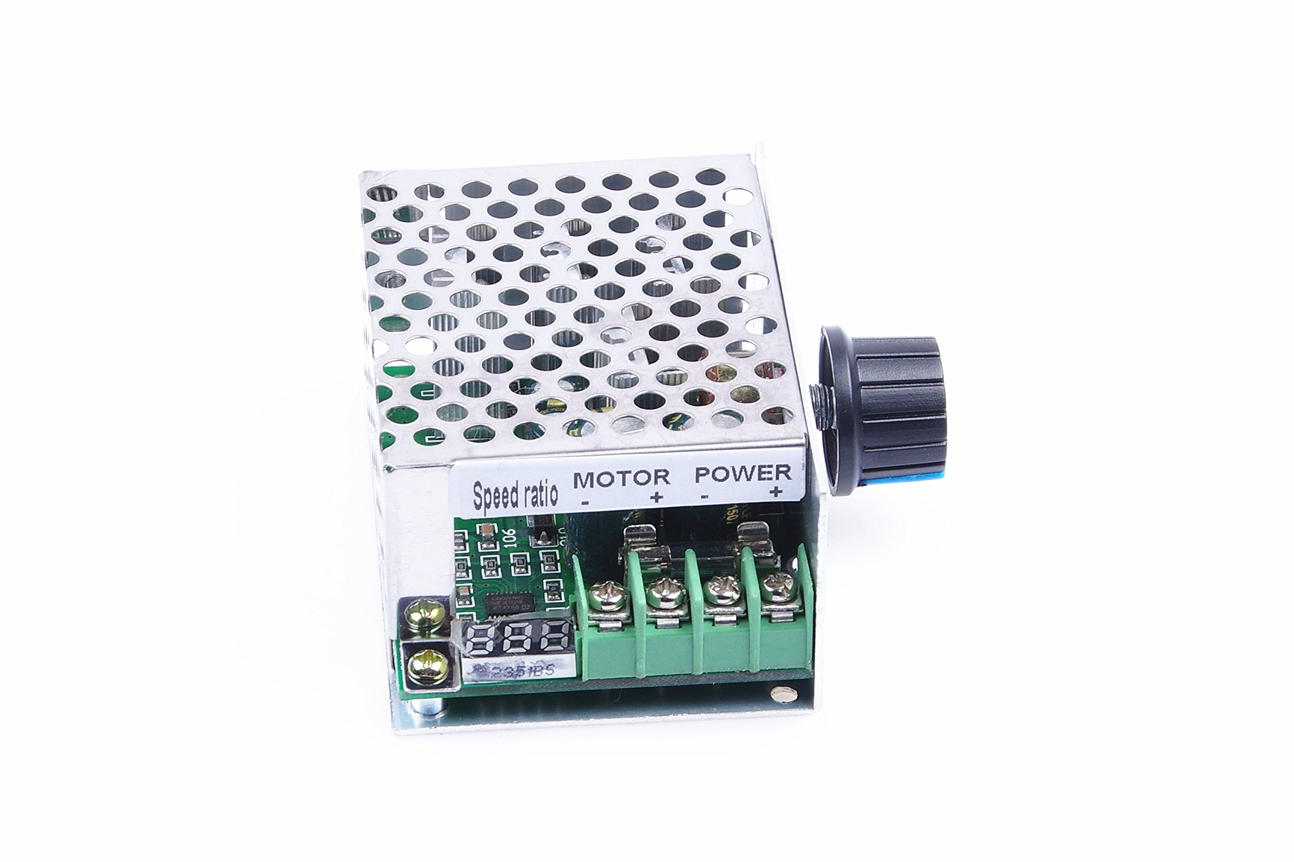 KNACRO Digital Tachometer PWM DC Motor Speed Controller 30A DC 6V 12V 24V 36V 48V 60V (6V - 60V) Max Power 1200W Promise Electronic Motor Switch