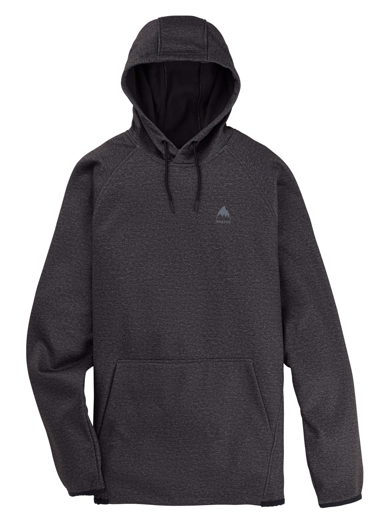 Burton Men's Crown Weatherproof Pullover Fleece, True Black Heather, L