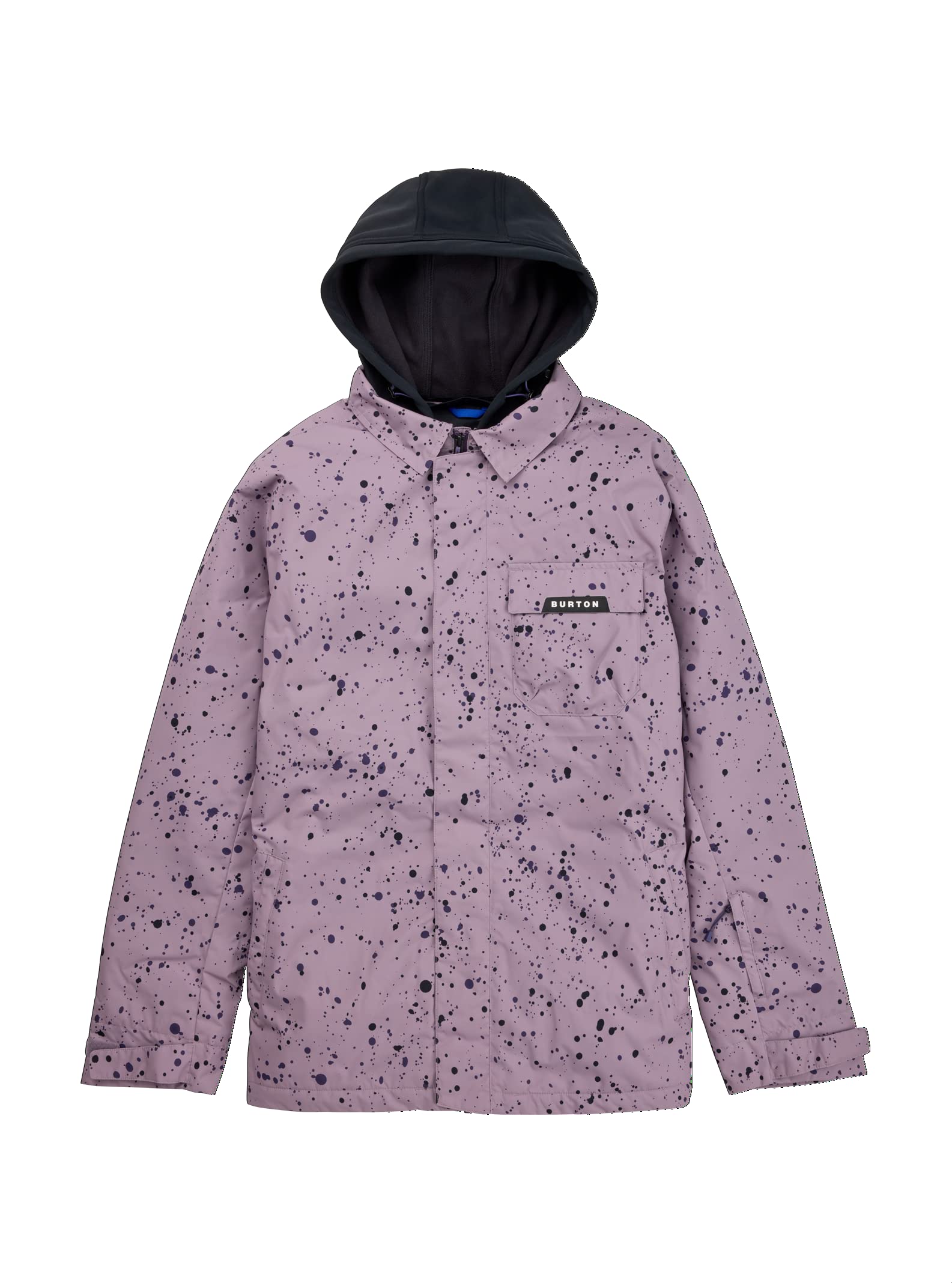 Burton Men's Standard Dunmore 2L Jacket, Elderberry Spatter, Large