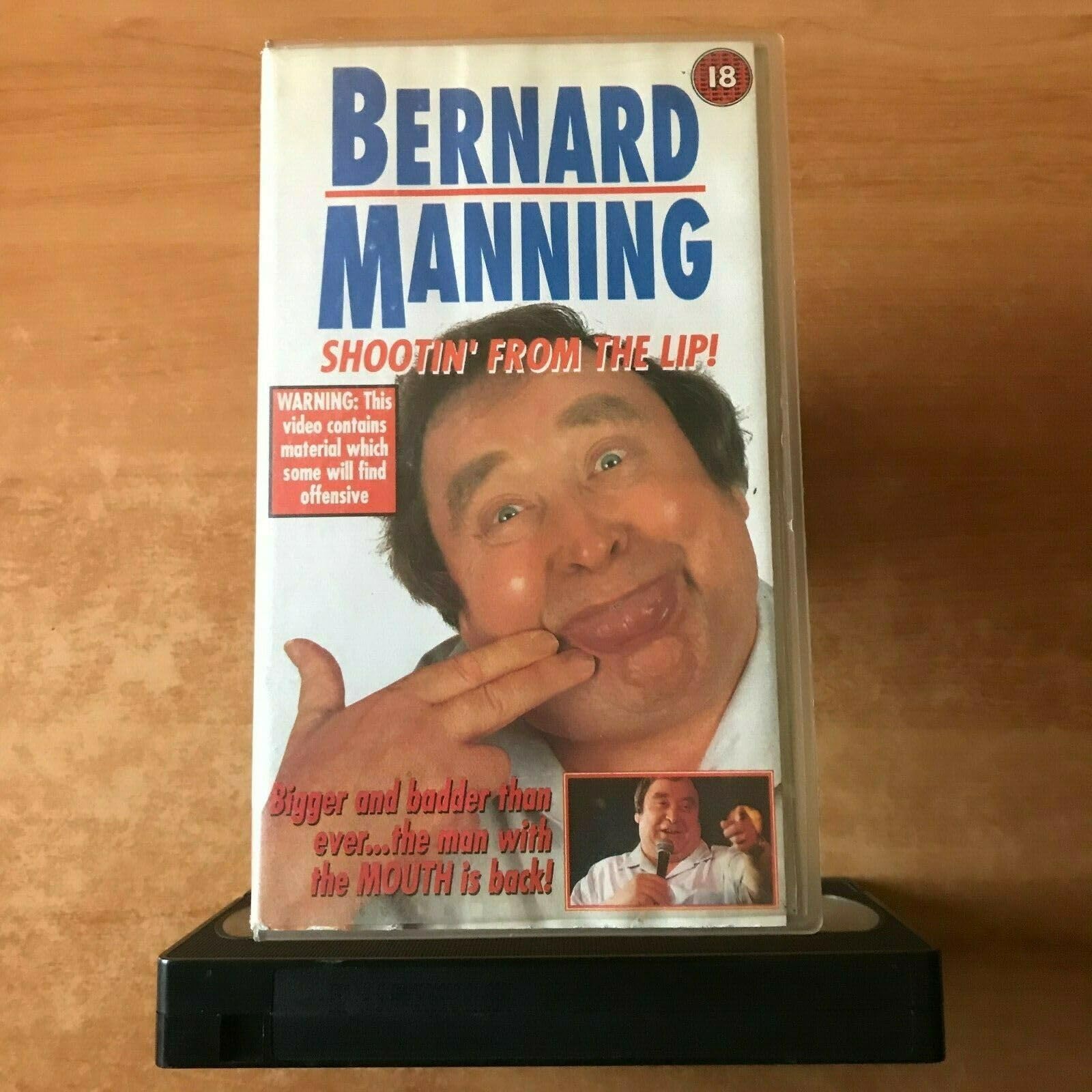 Bernard Manning: Shootin' From The Lip [Albert House / Oldham] Stand-Up - VHS