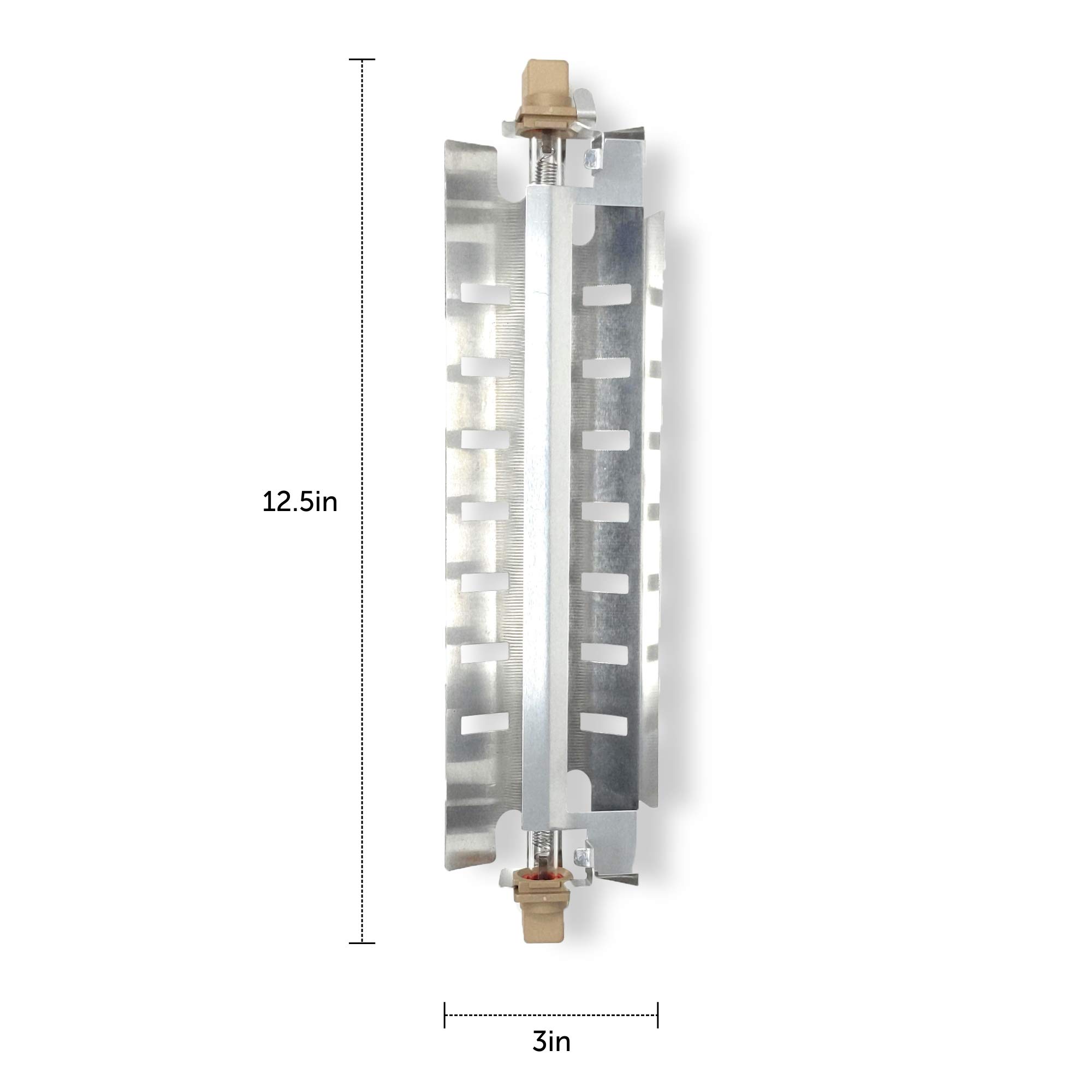 Appliance Pros Refrigerator Defrost Temperature Control and Bracket Heater Element Assembly for Top Refrigerators Brands, Compatible with WR51X10055, AP3183311, AH303781, and more, 725 Watts, 12 in