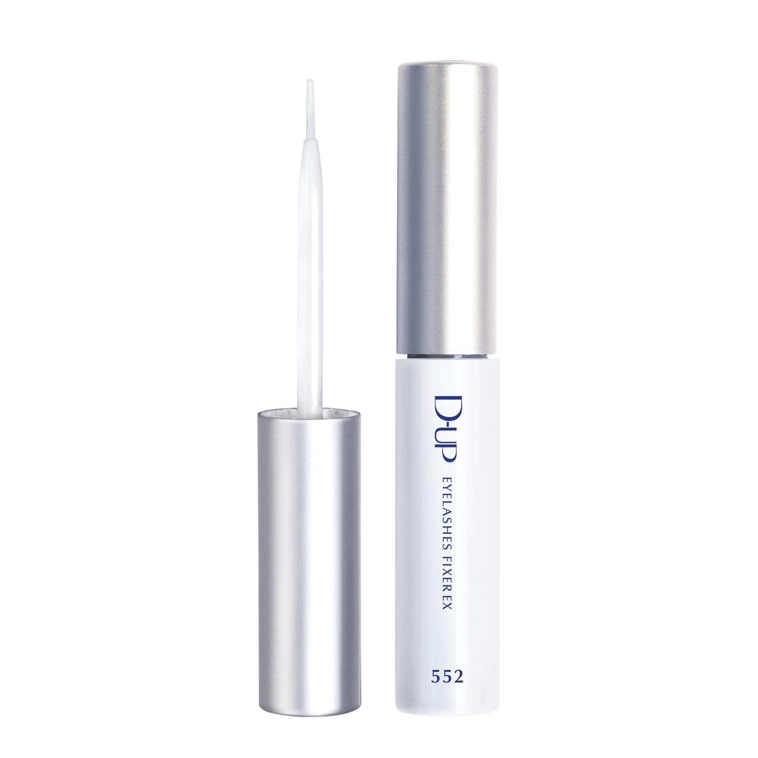 D-UP Eyelashes Fixer Glue from Japan EX 552 - Super Strong Waterproof False Eyelash Adhesive, Clear Type, Medical Grade, Sweat Resistant, Made in Japan, Ideal for Eye Makeup & Double Eyelid (1 Oz)