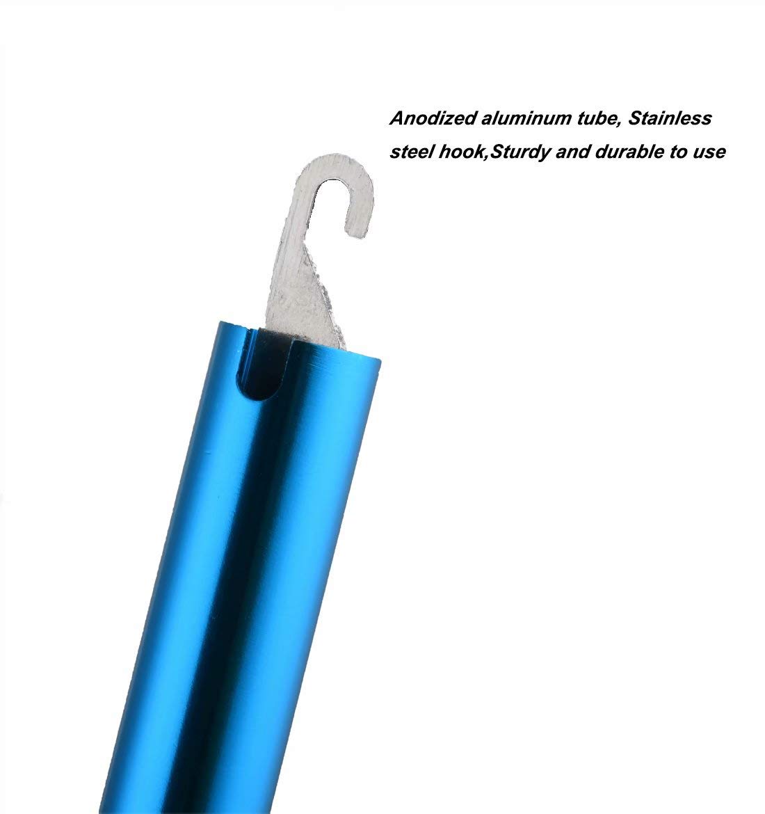 Aimexn 2Pcs Easy Fish Hook Remover,T-Shaped Hook Puller Squeeze-Out Fish Hook Separator Tools,Pro Fishing Hooks Extractor, Fast Decoupling, No Injury