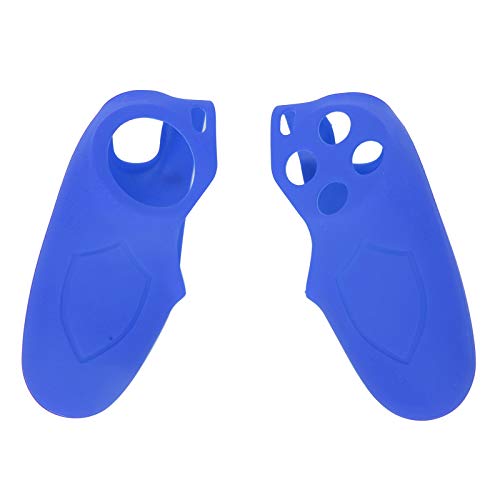 Shipenophy Protection Cover Soft Material Silicone Professional Manufacturing Delicate Designed Gamepad 1 Pair Split Scratchproof for PS4(sea Blue)