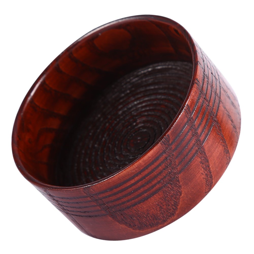 Shaving Mug And Brush Set,Wooden Shaving Soap Bowl Cup Mug Tool For Man Shaver Cleansing Foam Round